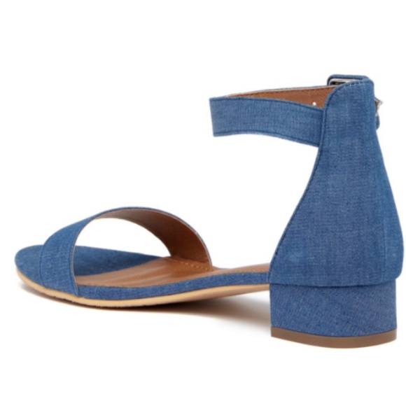 14th & Union | Shoes | 4th Union Denim Ankle Strap Womens Sandals ...